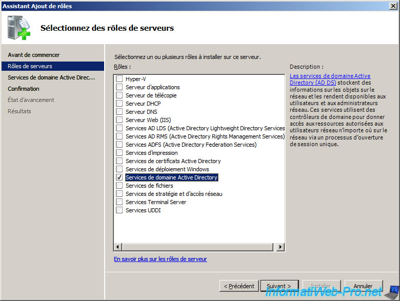Créer Un Active Directory Sous Windows Server 2008 Windows Server Tutoriels Informatiweb Pro